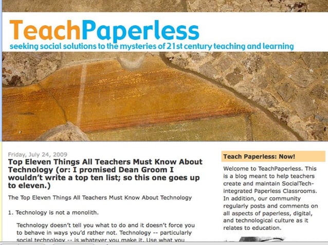 Integrating Content Resources & Technology into Social Studies Class