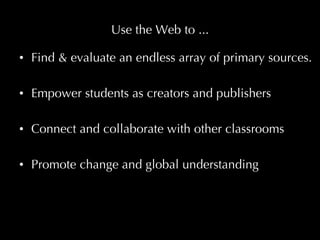 Integrating Content Resources & Technology into Social Studies Class | PPT