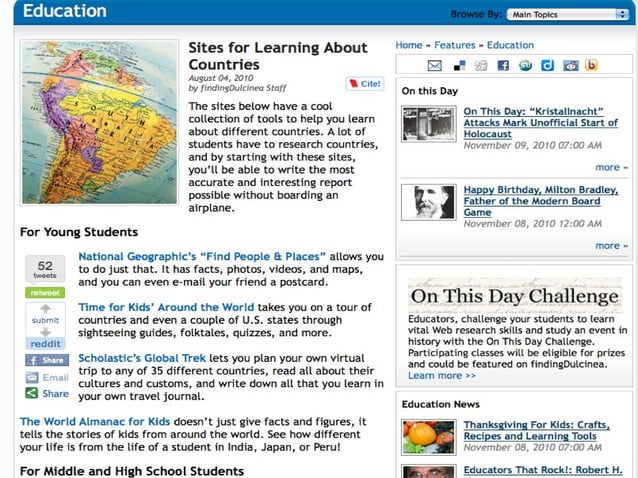 Integrating Content Resources & Technology into Social Studies Class