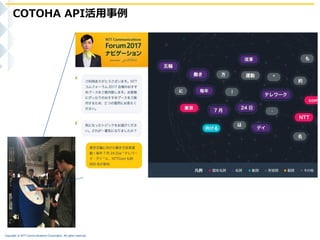 日本語における自然言語解析とその応用 〜COTOHA VA & API〜 | PPT