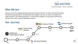 Nssuccess: NetSuite ERP Solution Partners India & USA | PPTX