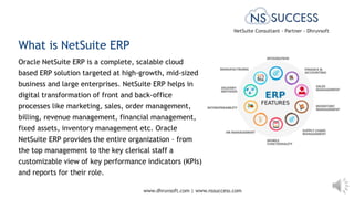 Nssuccess: NetSuite ERP Solution Partners India & USA | PPTX