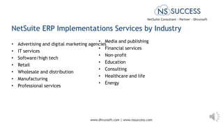 Nssuccess: NetSuite ERP Solution Partners India & USA | PPTX