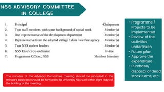 Set Up New NSS Unit & Role Of NSS In Youth Development | PPTX | Education