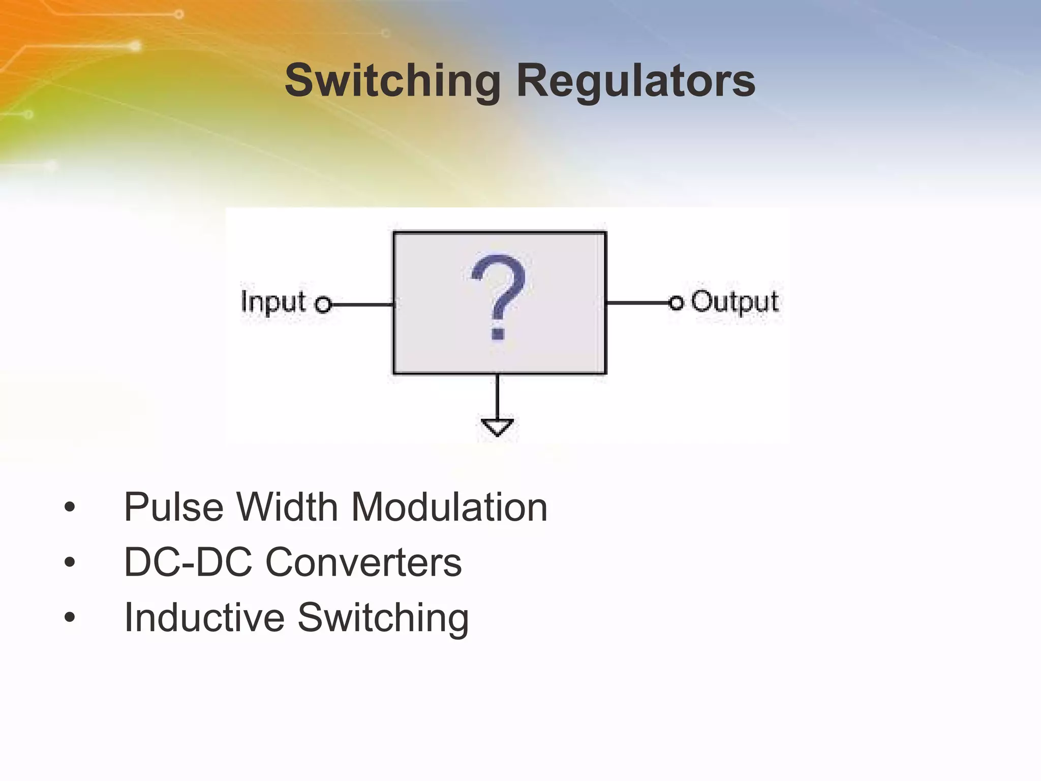 Switching Regulator Fundamentals | PPT