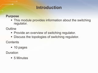 Switching Regulator Fundamentals | PPT