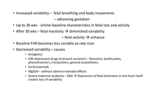 Non stress test gynaecology presentation | PPTX