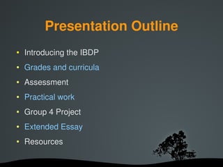 Introduction to IBDP Natural Sciences | PDF