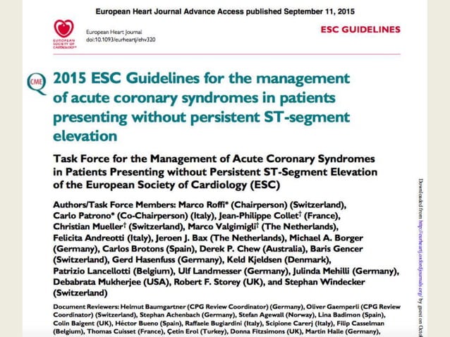 Nstemi clinical scenarios | PPTX | Heart and Cardiovascular Diseases ...