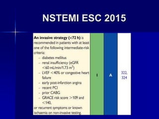 Nstemi invasive treatment rationale and timing | PPT