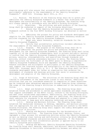 NSTIC draft charter february 2012 | TXT | Internet Safety | Parenting