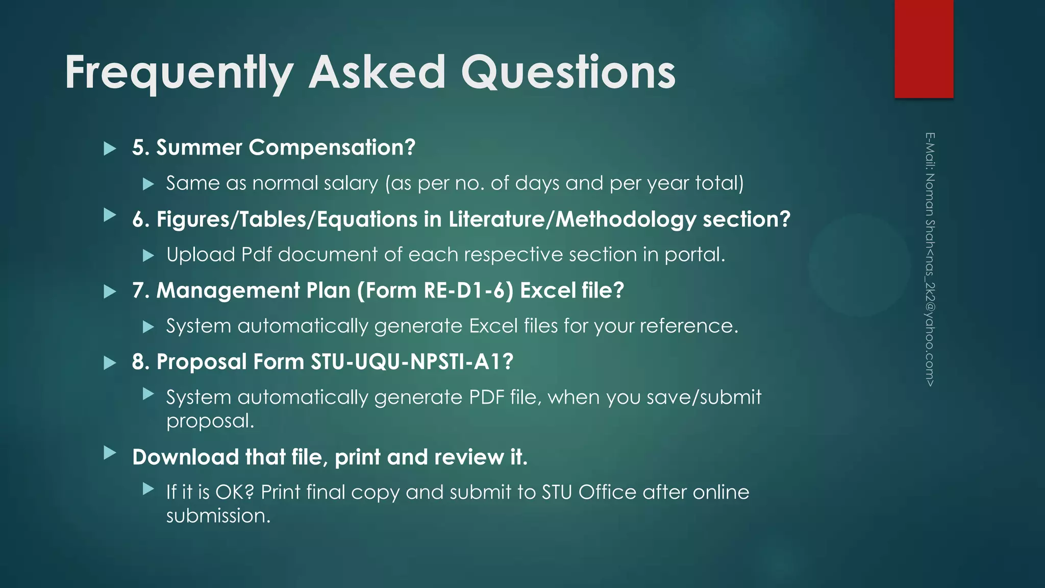 Nstip portal training workshop strategic research proposal submission | PPT