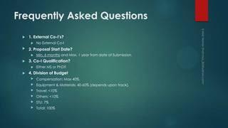 Nstip portal training workshop strategic research proposal submission ...