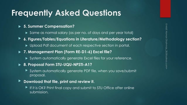 Nstip portal training workshop strategic research proposal submission ...