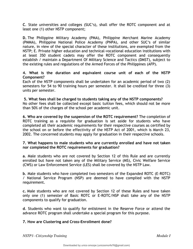 nstp-1-module-1-citizenzhip-training.pdf | Education