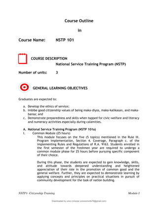 nstp-1-module-1-citizenzhip-training.pdf | Education