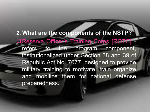 Nstp.pdf (lecture 1st 3rd week) | PDF