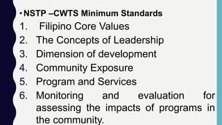 NSTP-Chapter-1.pptx | Professional School | Postgraduate Education