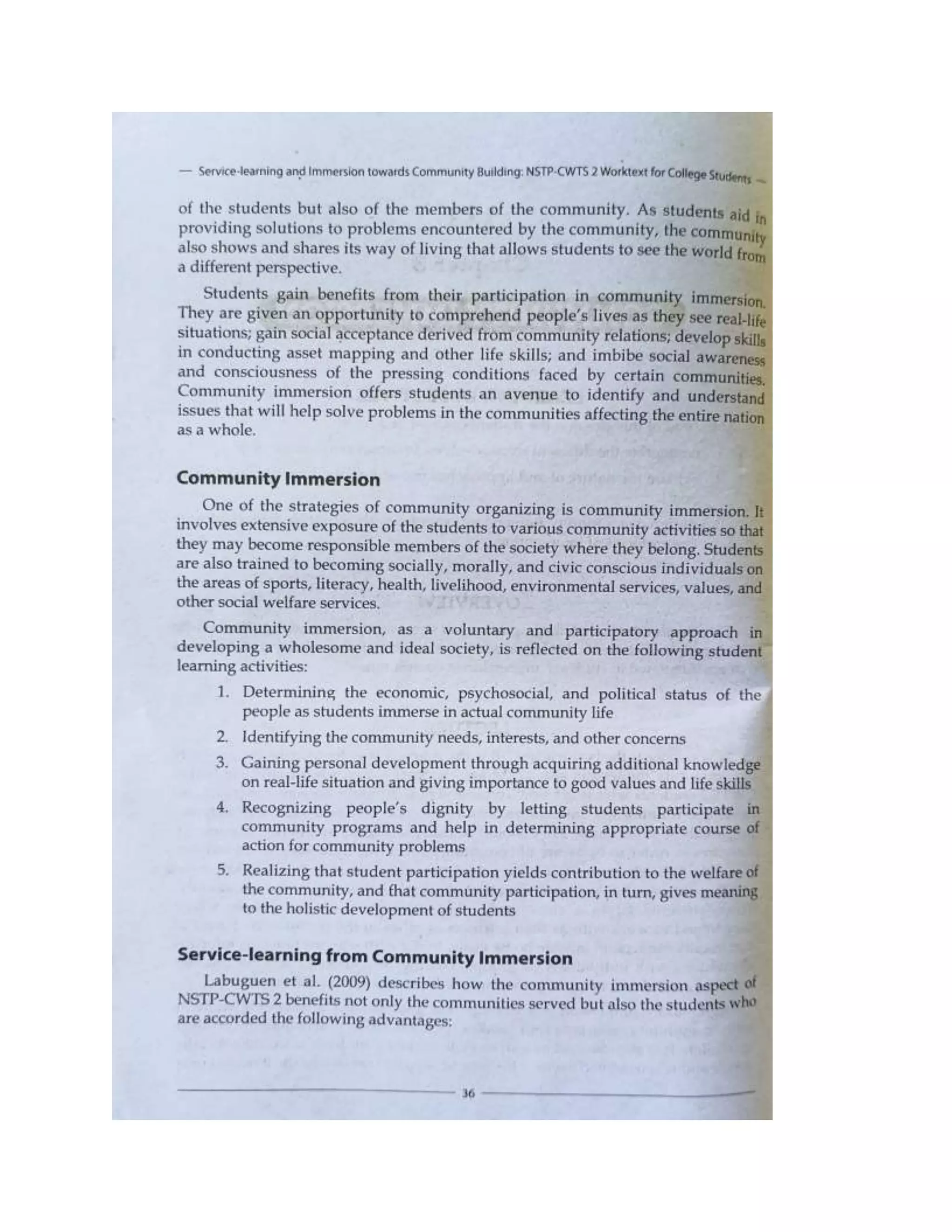 NSTP- CHAPTER 3 HANDOUT.docx | Vocational Training | Careers