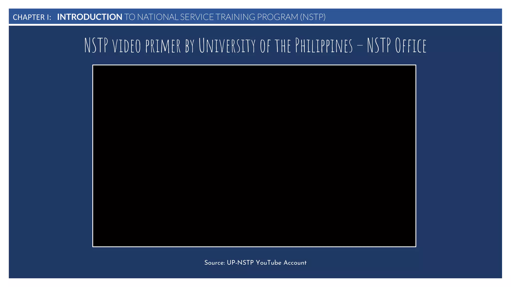 Introduction to NSTP | PPTX