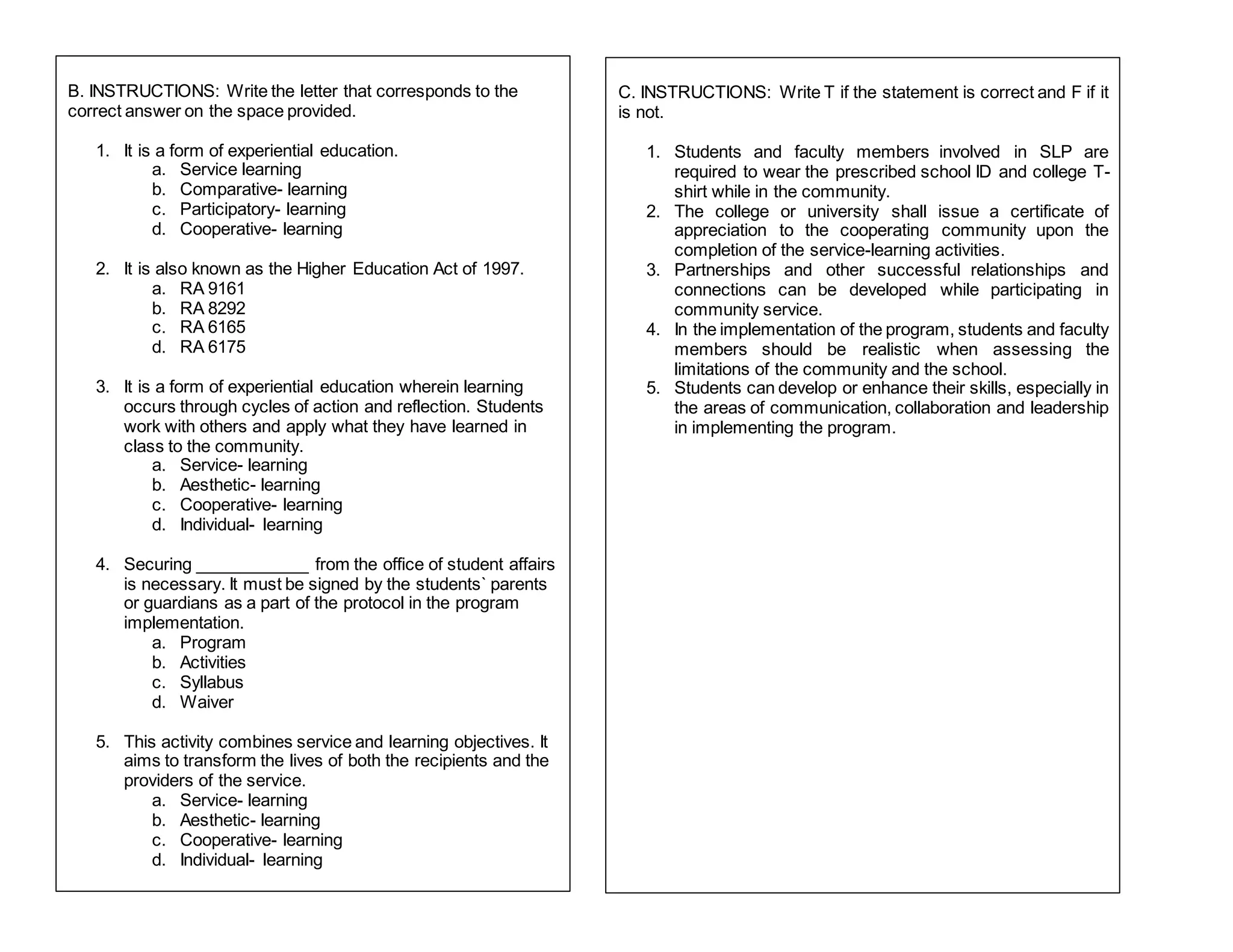 NSTP-CWTS CHAPTER 2 SERVICE LEARNING MODULE.docx