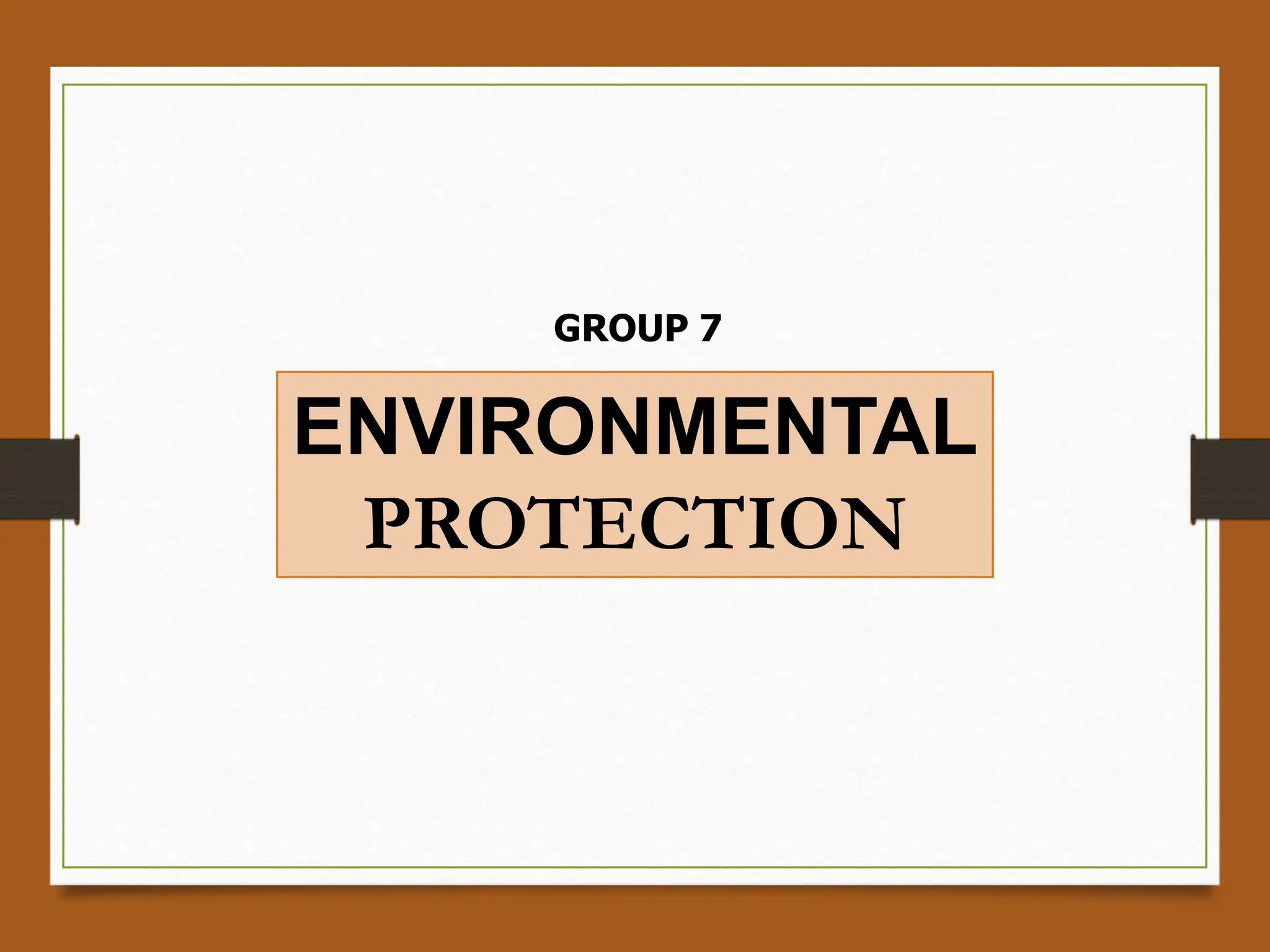 NSTP 1 Enviromental Protection and 7 Principles | PPTX