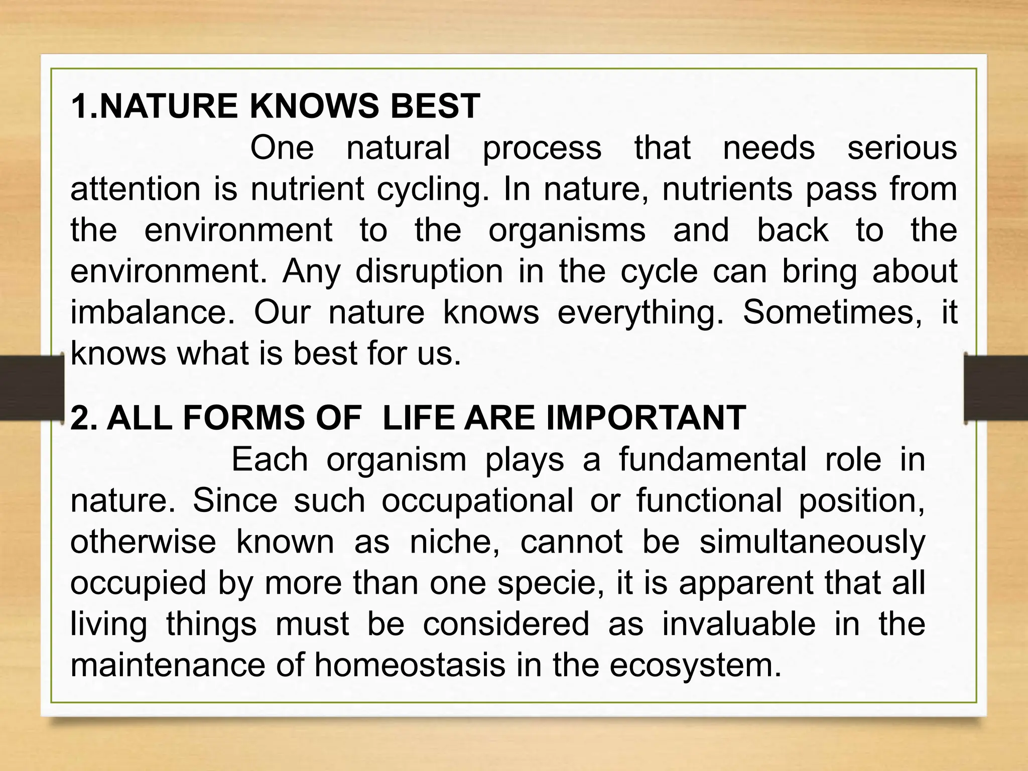 NSTP 1 Enviromental Protection and 7 Principles | PPTX