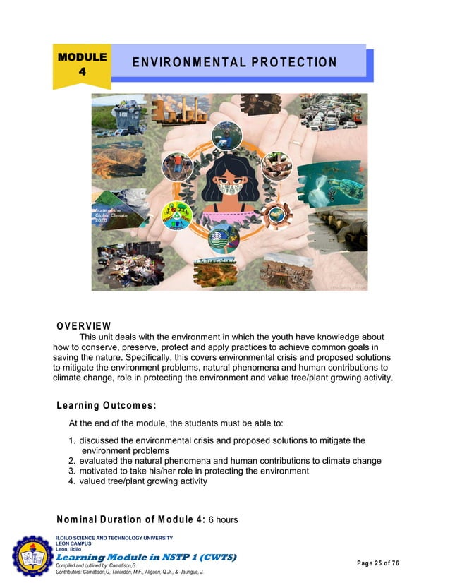 NSTP 1 Civic Welfare Training Service Module | PDF