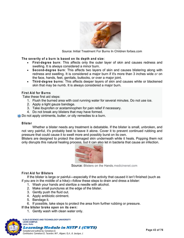 NSTP 1 Civic Welfare Training Service Module | PDF