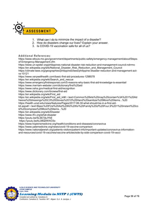 NSTP 1 Civic Welfare Training Service Module | PDF