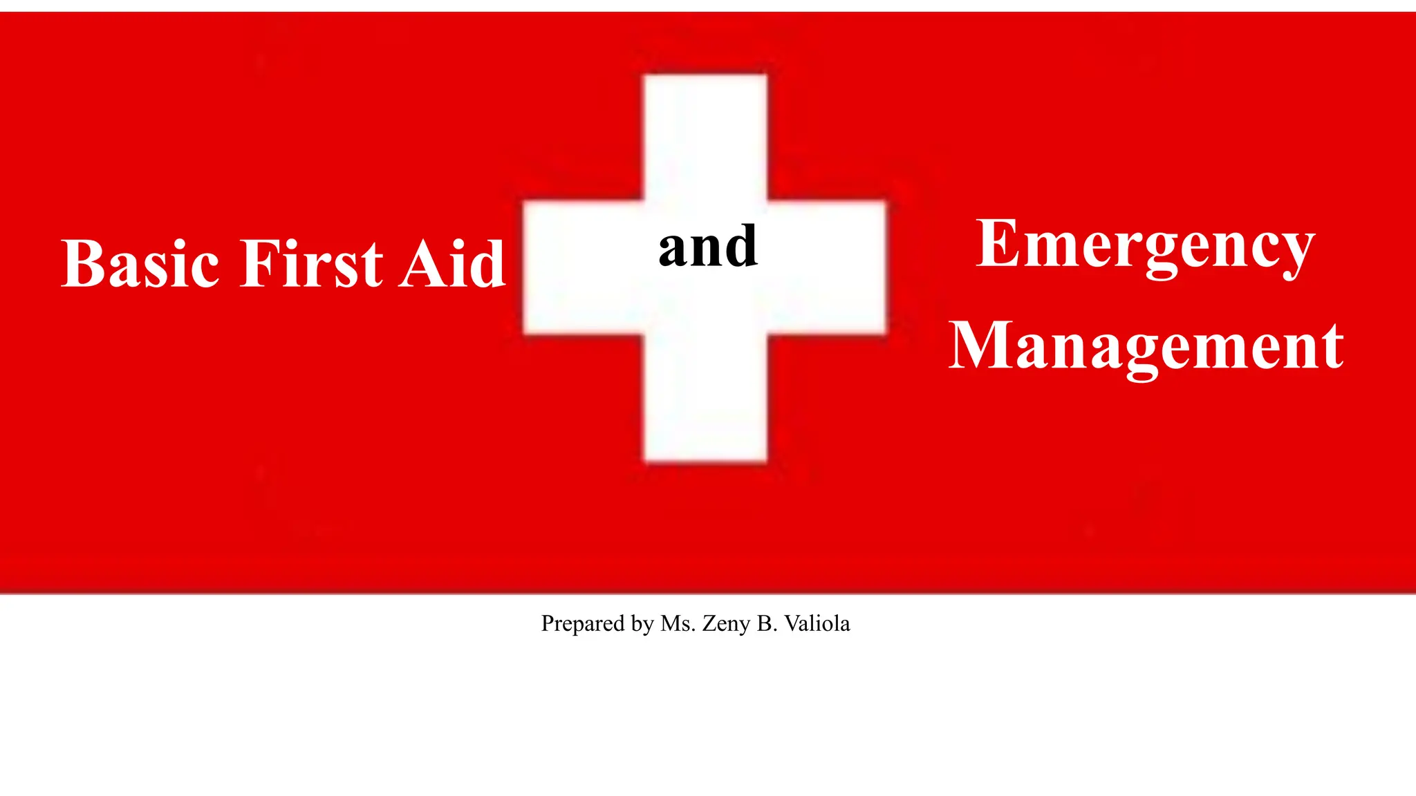 Importance of First Aid and Emergency Management | PDF
