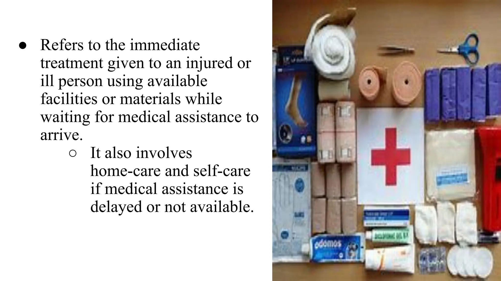 Importance of First Aid and Emergency Management | PPT