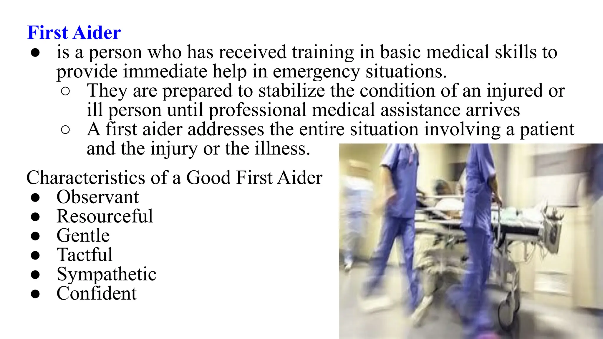 Importance of First Aid and Emergency Management | PDF