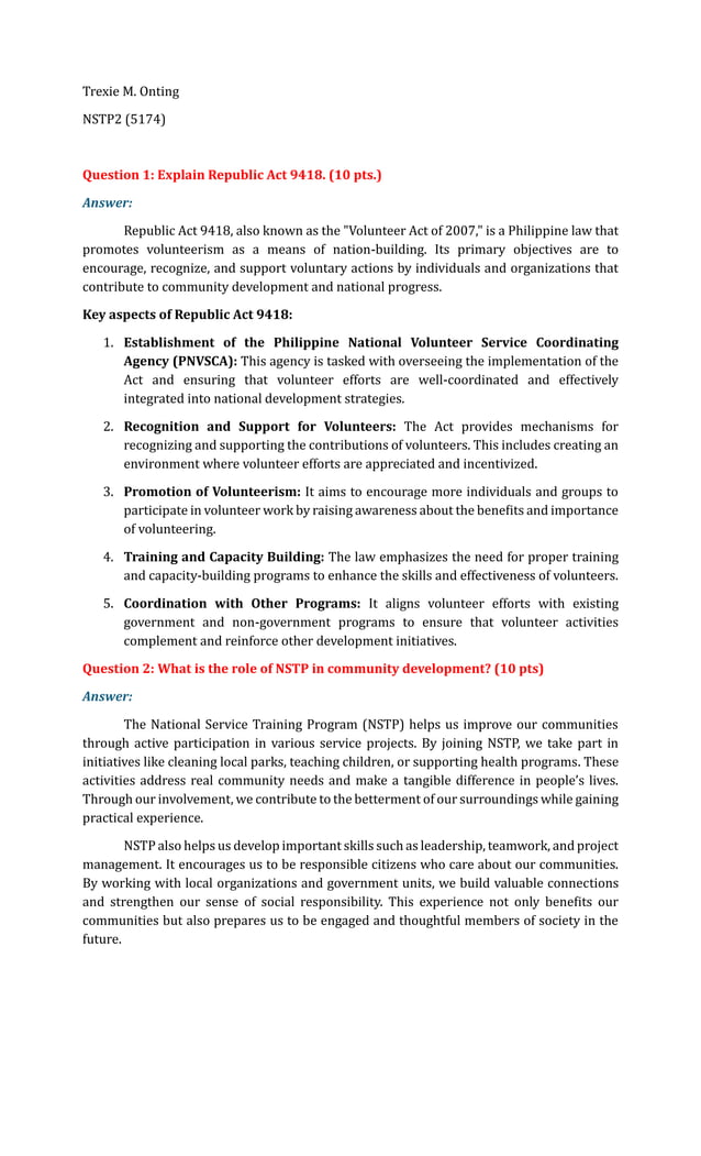 NSTP 2 BACKYARD CONTAINER GARDENING PROPOSAL PROJECT | PDF