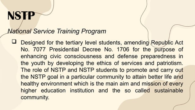 NSTP Lecture 1 Community Extension .pptx