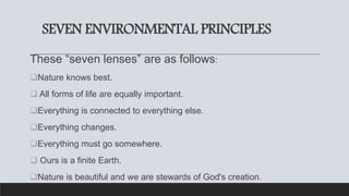 Principles and Law of Environment | PPTX