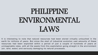 Principles and Law of Environment | PPTX