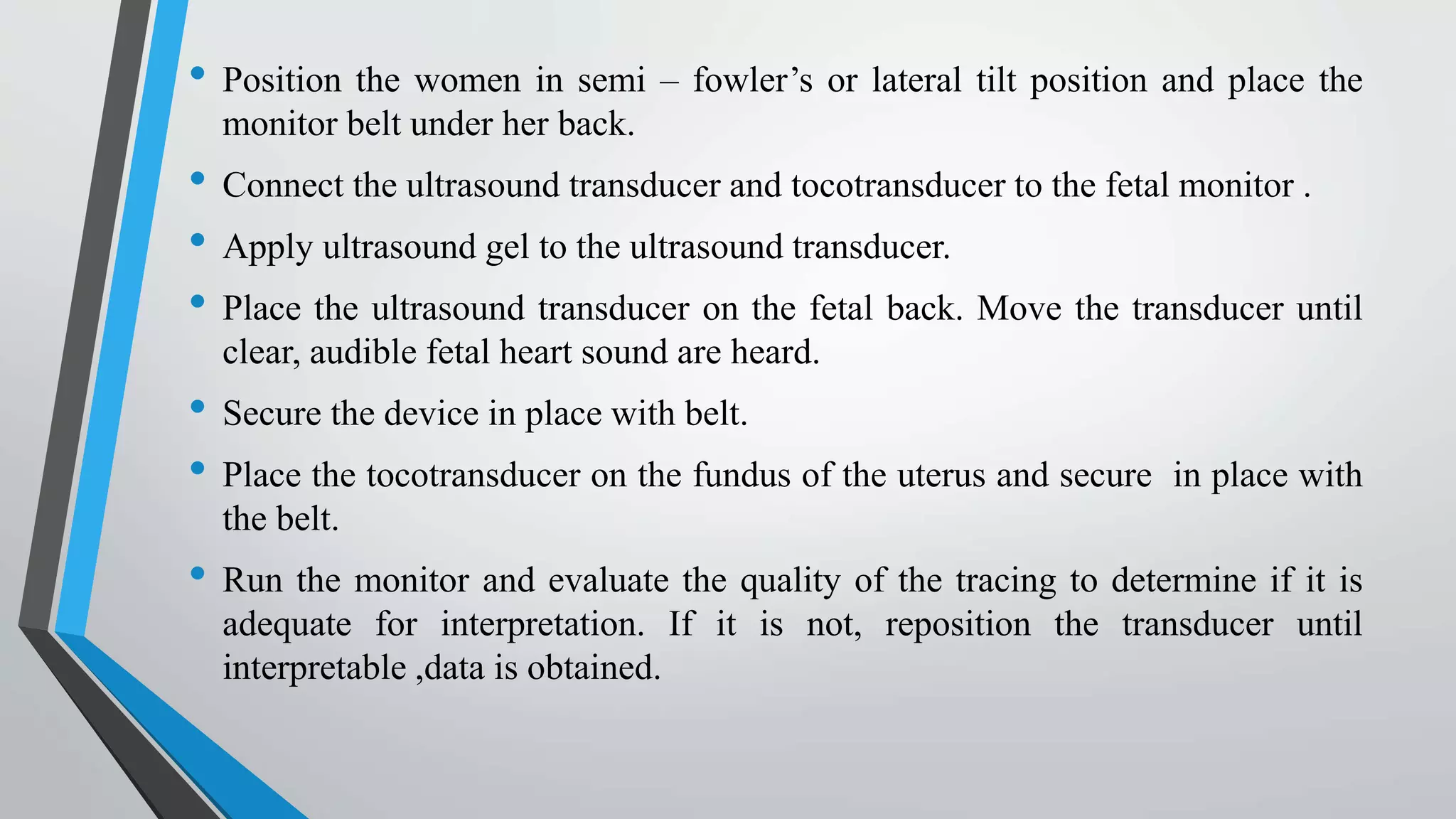 Non-stress test, and contraction stress test, presentation | PPTX