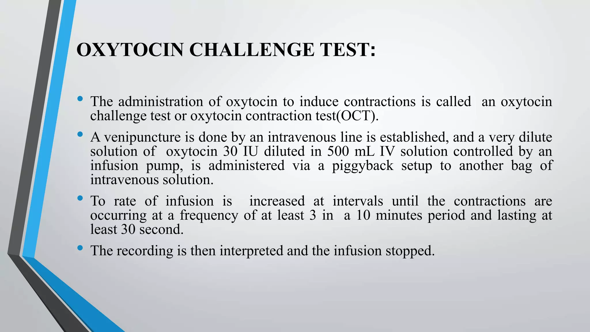 Non-stress test, and contraction stress test, presentation | PPTX ...
