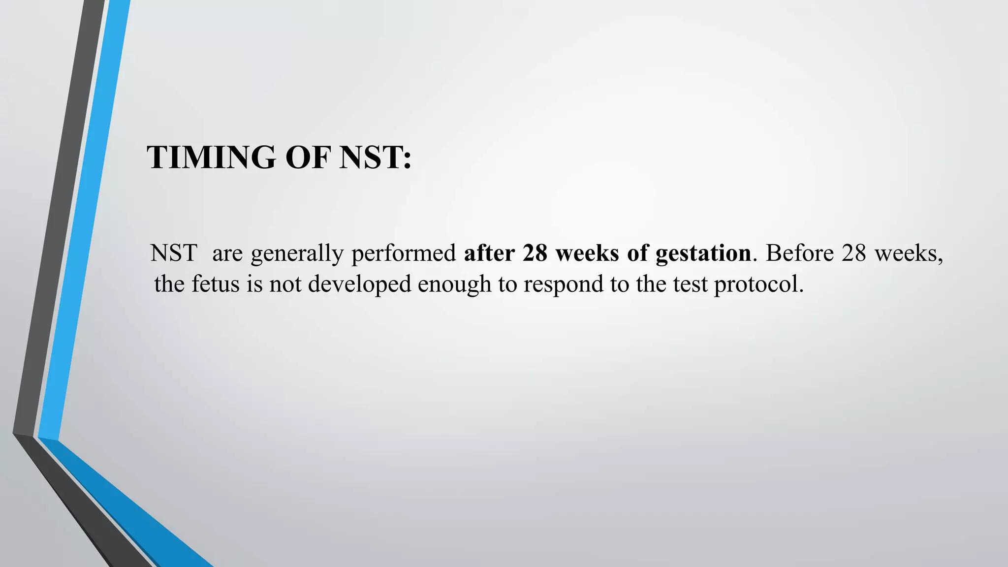 Non-stress test, and contraction stress test, presentation | PPTX