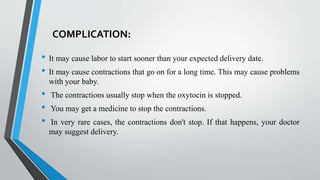 Non-stress test, and contraction stress test, presentation | PPTX