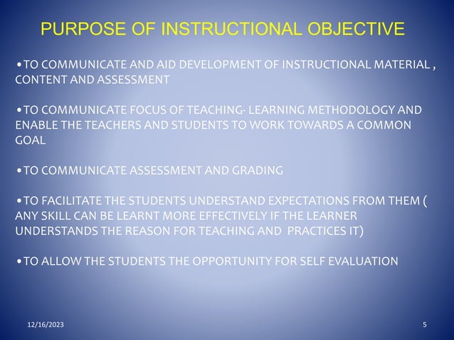 A BRIEF NOTE ON ÏNSTRUCTIONAL OBJECTIVES.pptx