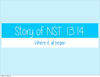 NST Story 13.14. | PDF