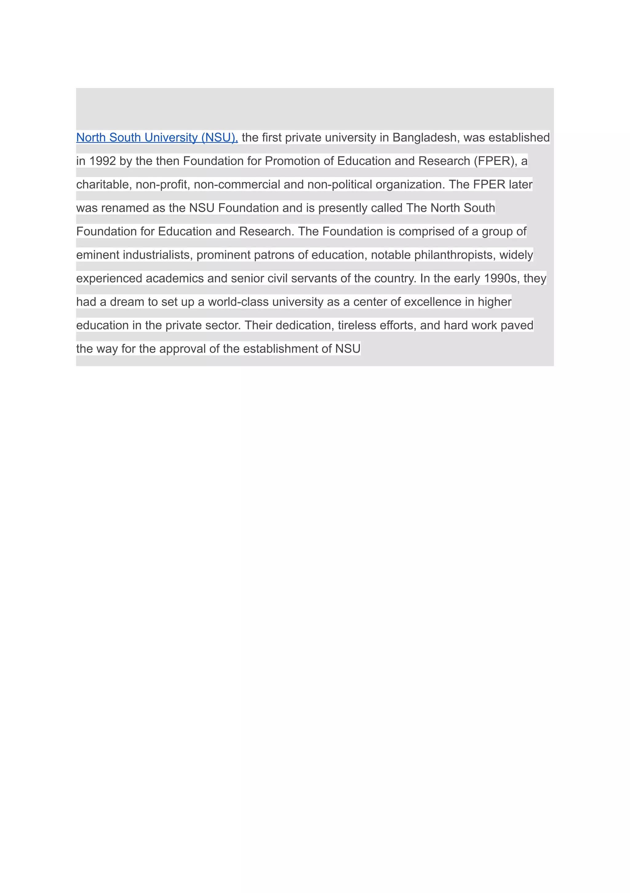 North South University | PDF