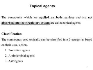Topical Agents/Topical Medication | PPT
