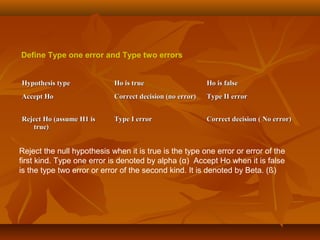 Critical Value and The P Value | PPT