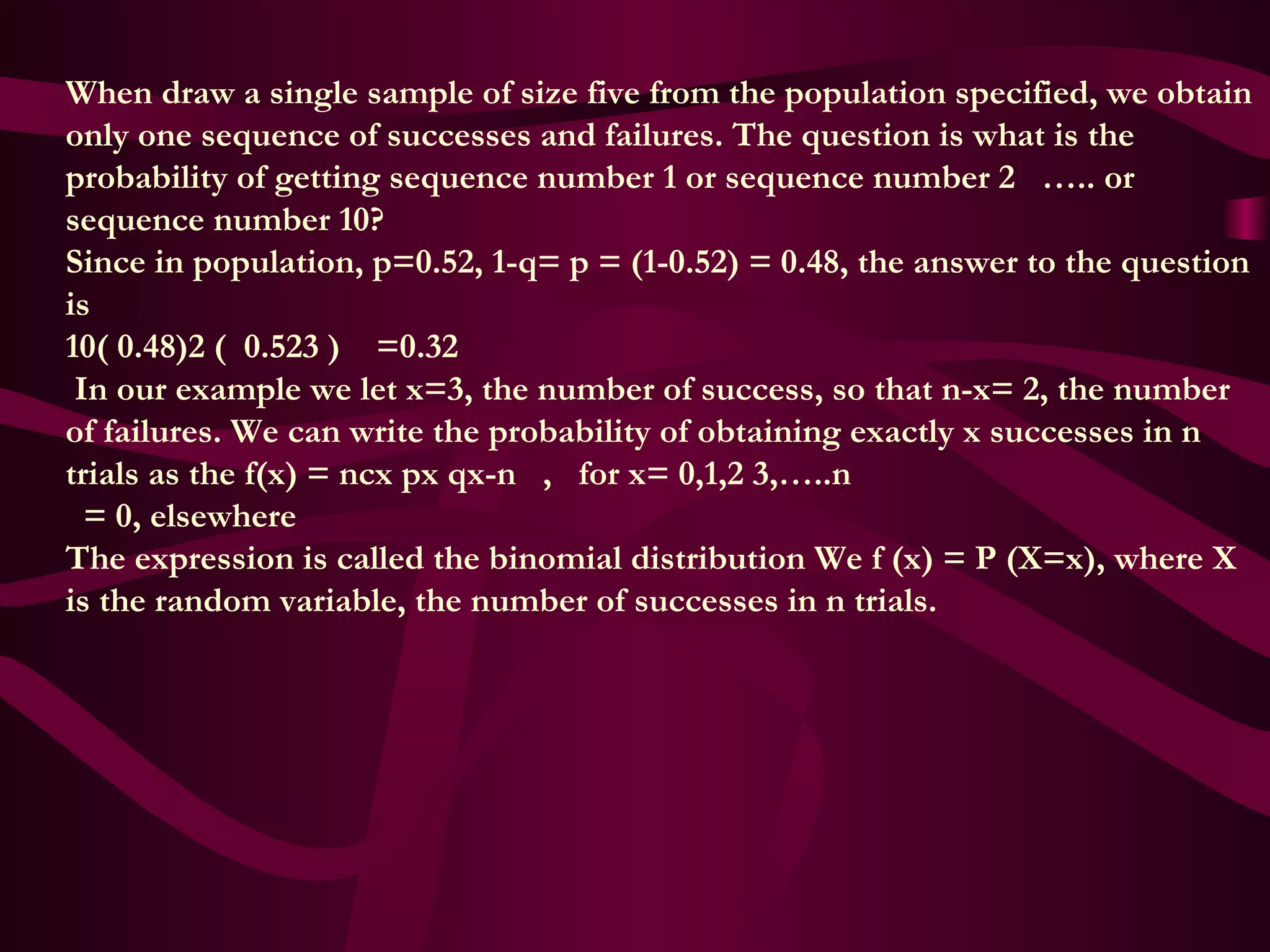 Probability Distribution | PPT