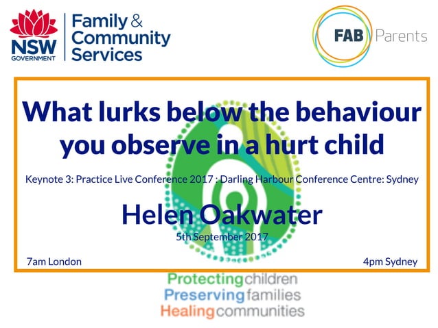 NSW Child Protection Conference sept 2017 | PPT