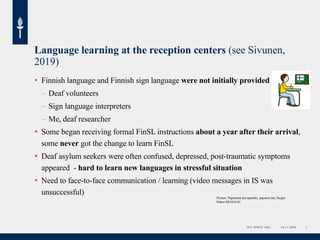 Deaf refugees' languaging | PDF