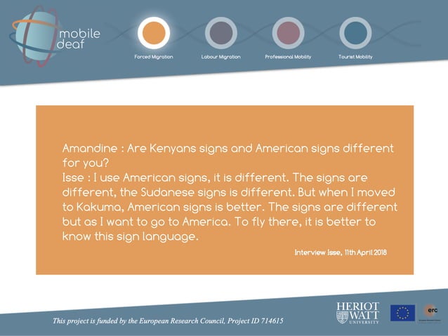 Deaf refugees' languaging | PPT